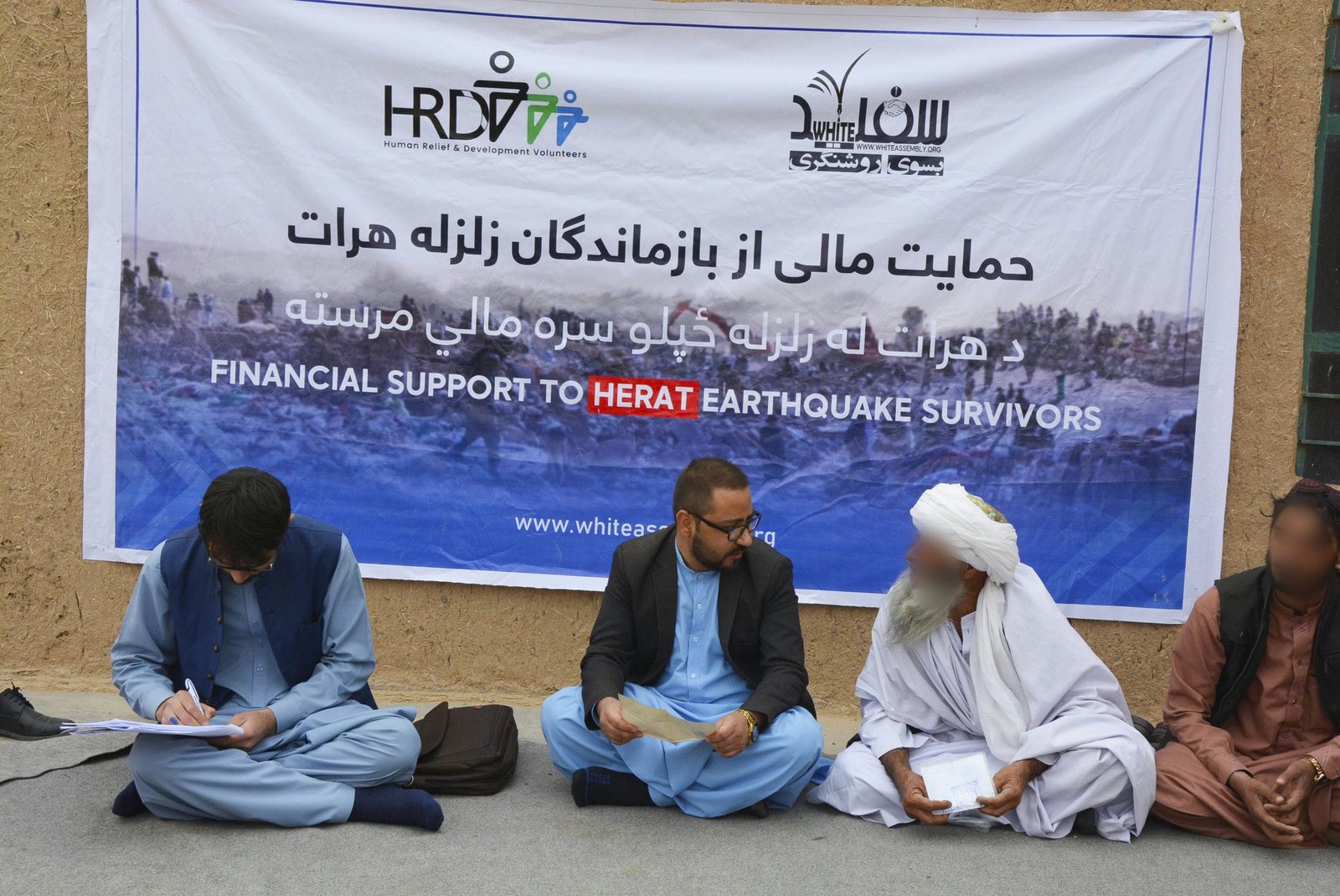 Financial Support to Herat Earthquake Survivors – White Assembly